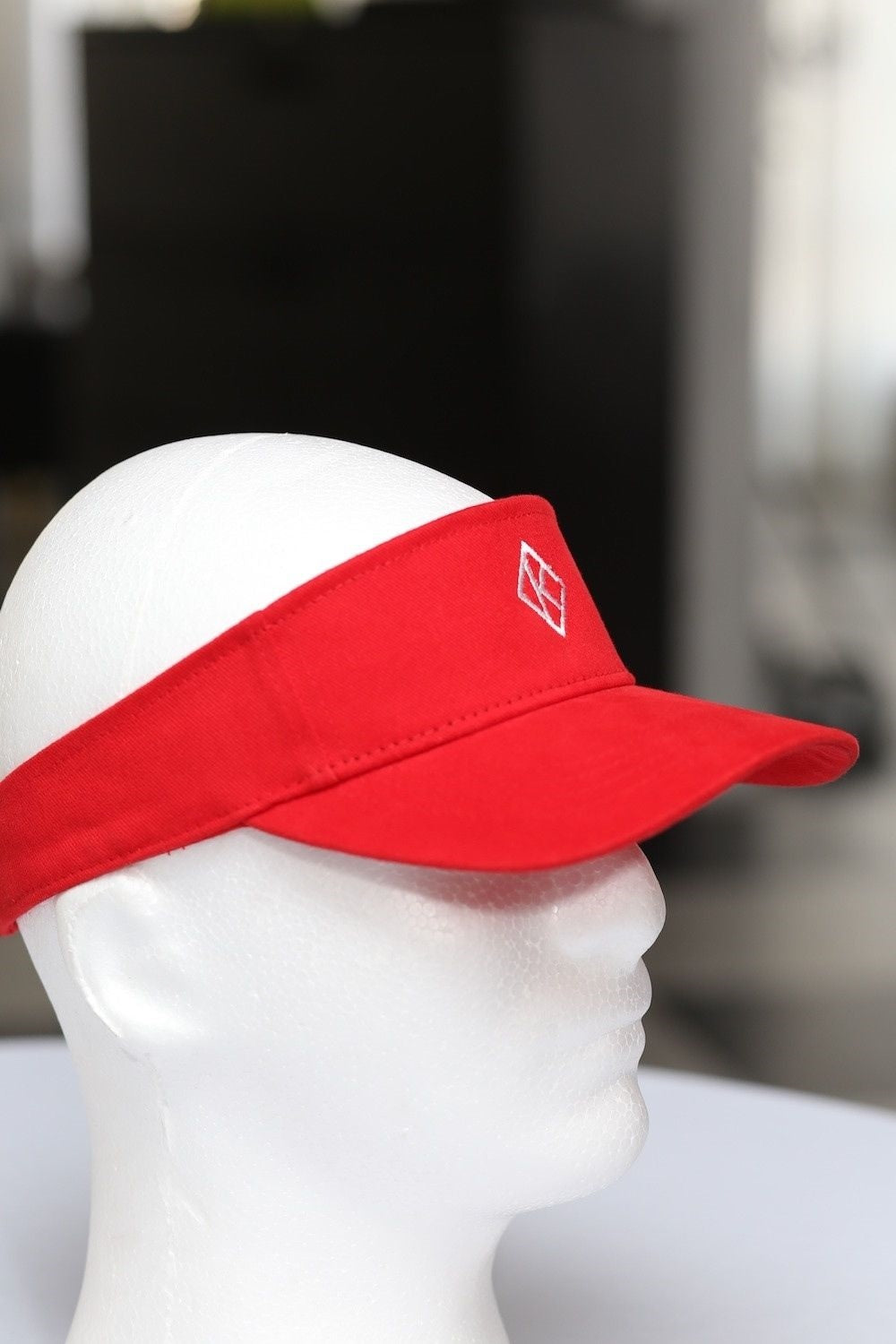Diamond-K Klassic visor, red – Burning Sands™