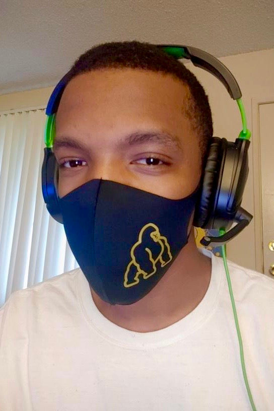 Protected! APE mouth mask, black – Burning Sands™