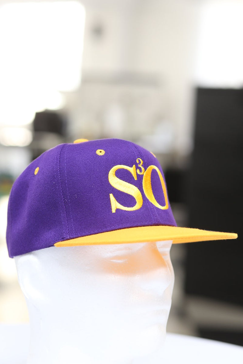 Set Some Sh*t Owt snapback, purple/gold – Burning Sands™