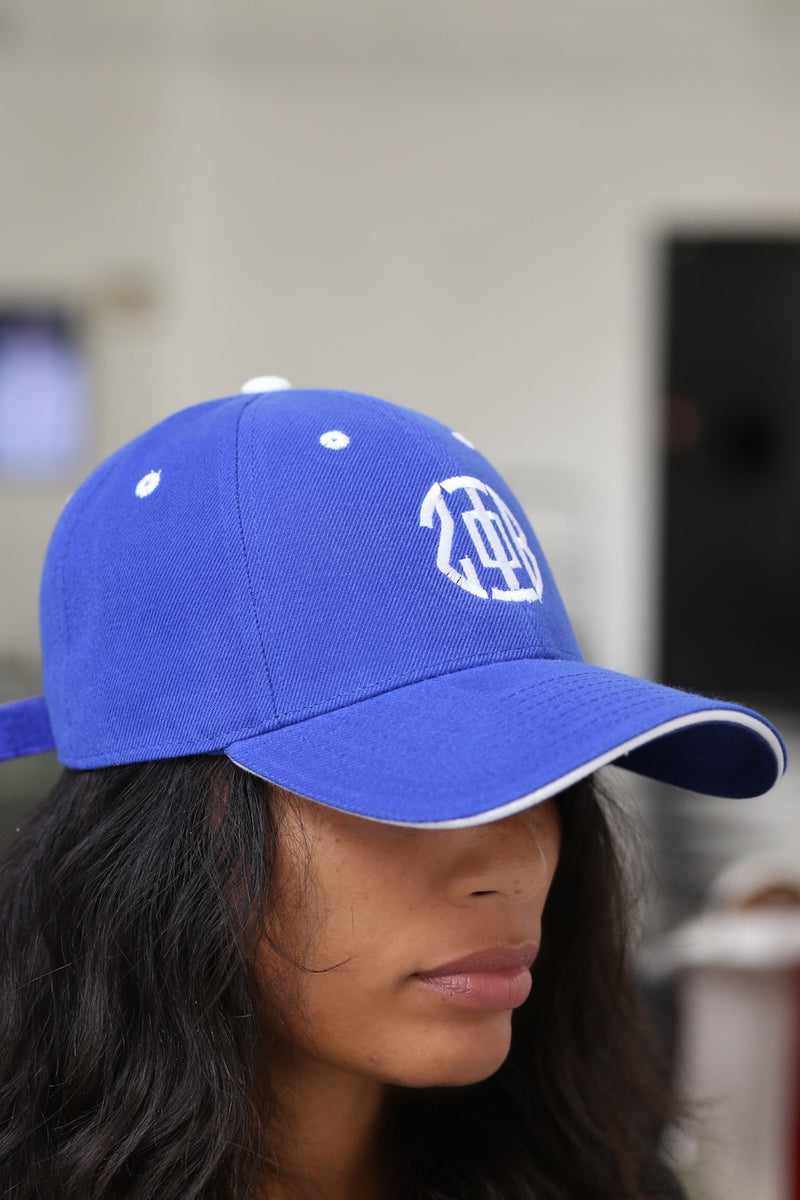 Monogrammed Sport ΖΦΒ cap, blue/white – Burning Sands™