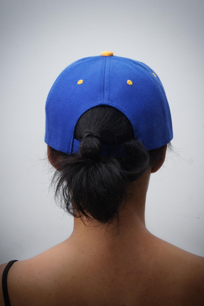 Monogrammed Sport ΣΓΡ cap, blue/gold – Burning Sands™