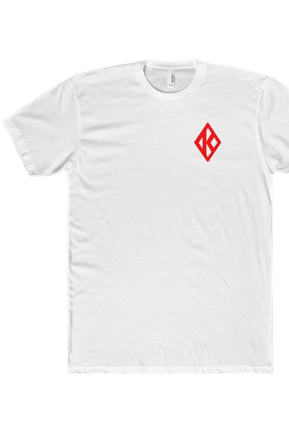 Branded Badge Diamond-K tee, white – Burning Sands™