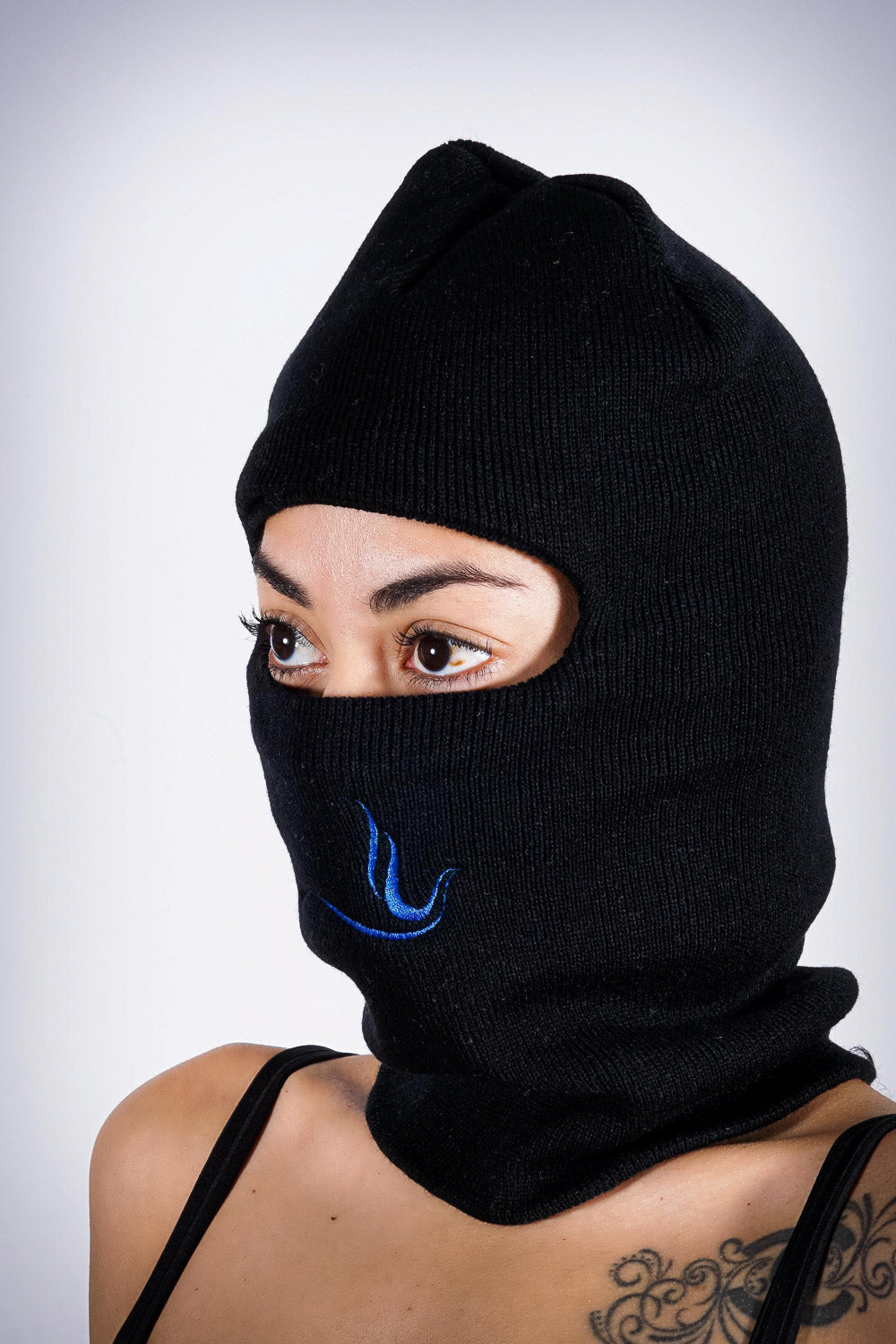 On The Run Peace Dove ninja ski mask, black – Burning Sands™