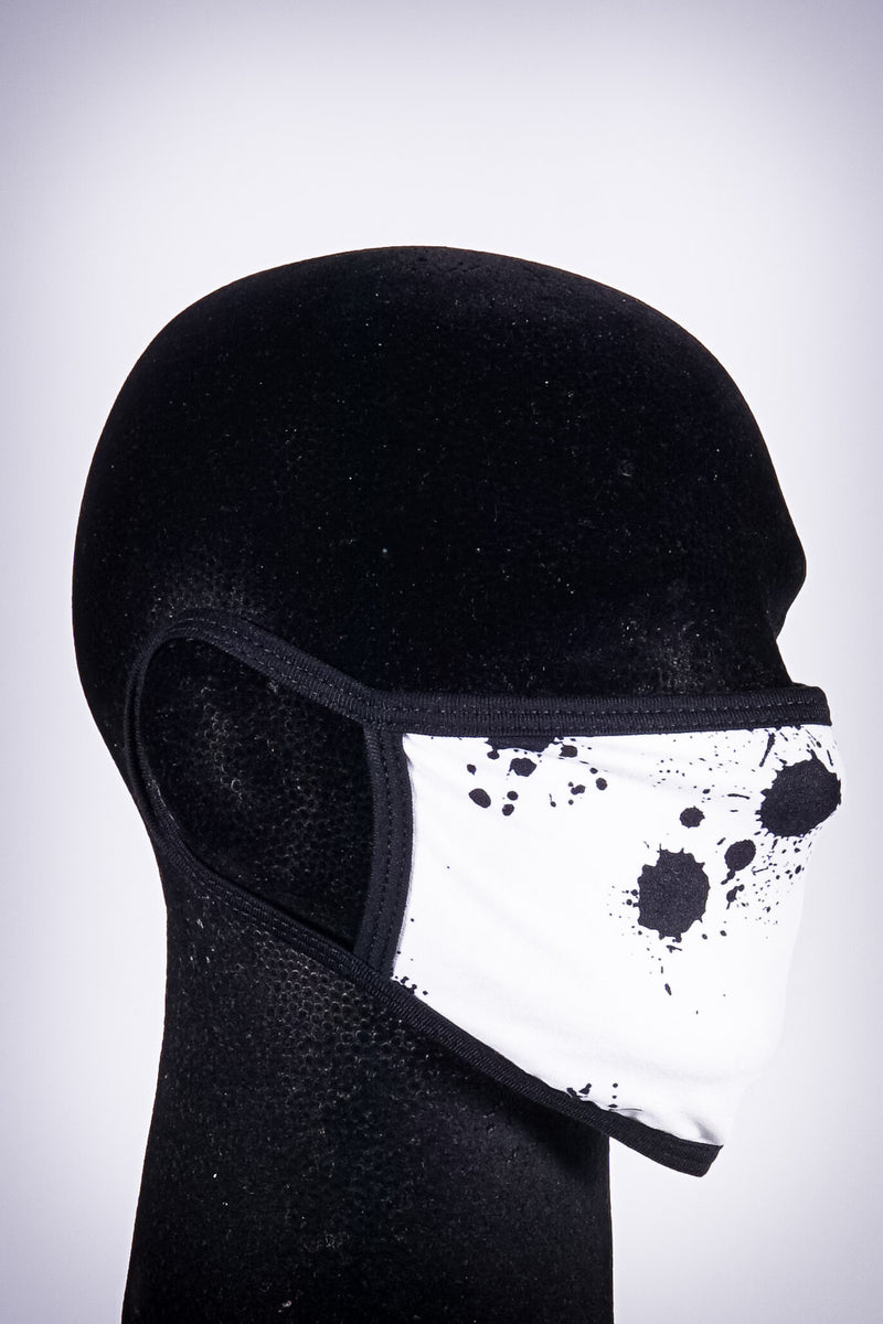 Covered! Splatter mouth mask, white – Burning Sands™